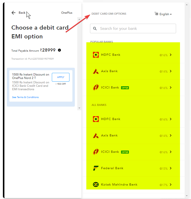 OnePlus Nord CE 4 EMI from ₹4,167 with No Cost EMI - Emi Offers